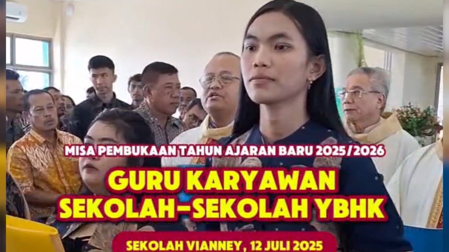 Misa Syukur Pembukaan Tahun Pelajaran 2025/2026 - Yayasan Bunda Hati Kudus